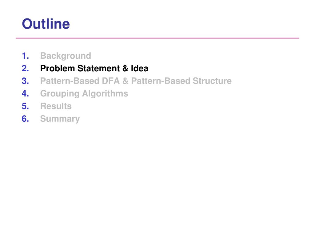 Ppt Pattern Based Dfa For Memory Efficient Multiple Regular Expression Matching Powerpoint