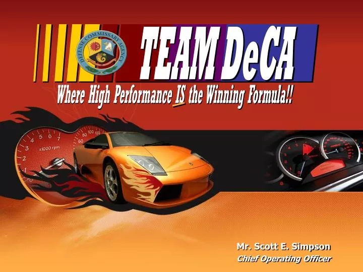 PPT - TEAM DeCA PowerPoint Presentation, free download - ID:4654562