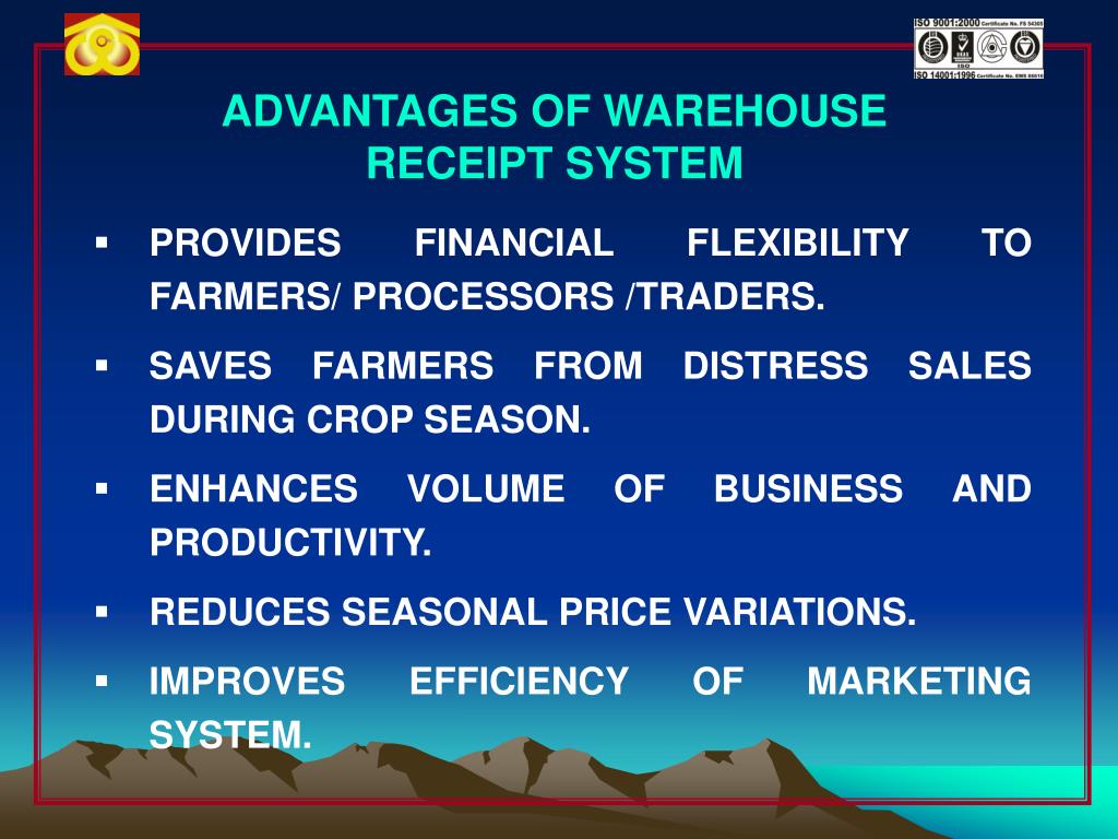 PPT - WAREHOUSING & WAREHOUSE RECEIPTS IN COMMODITY FUTURES MARKETING ...
