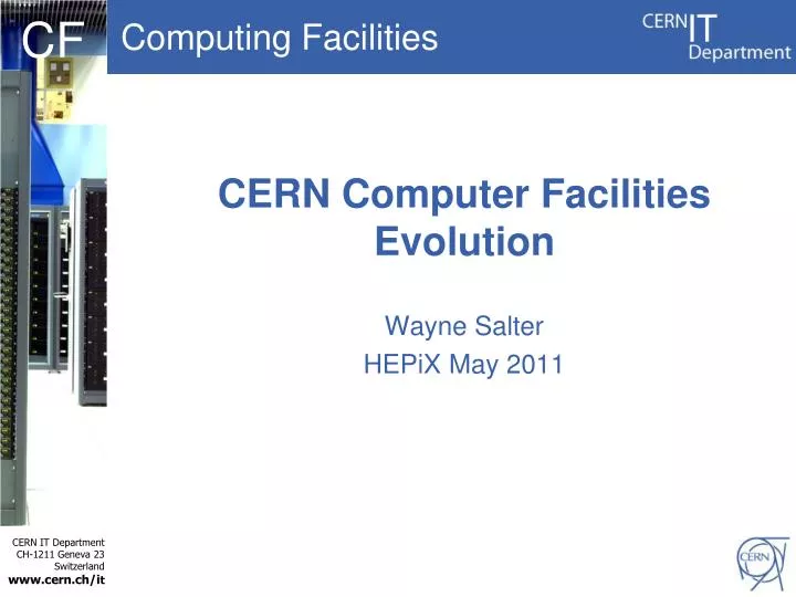 PPT - CERN Computer Facilities Evolution PowerPoint Presentation, free ...