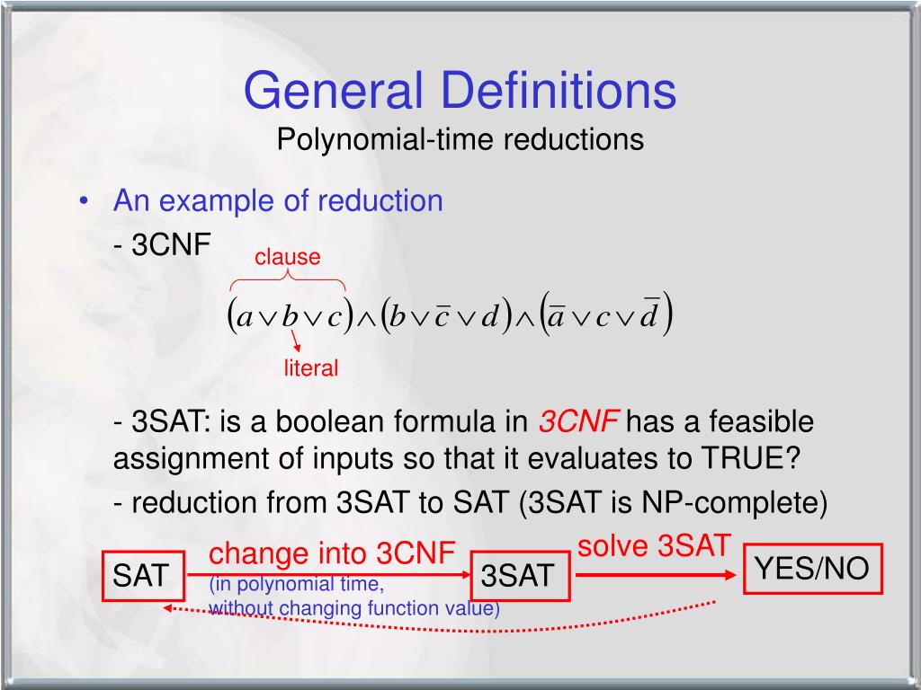 Ppt Csc5160 Topics In Algorithms Tutorial 2 Introduction To Np Complete Problems Powerpoint