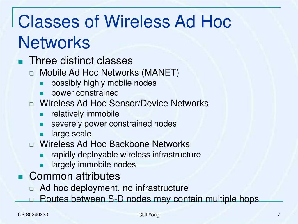 PPT - Ad Hoc Wireless Networks: MANET PowerPoint Presentation, free ... PPT - Ad Hoc Wireless Networks: MANET PowerPoint Presentation, free ...