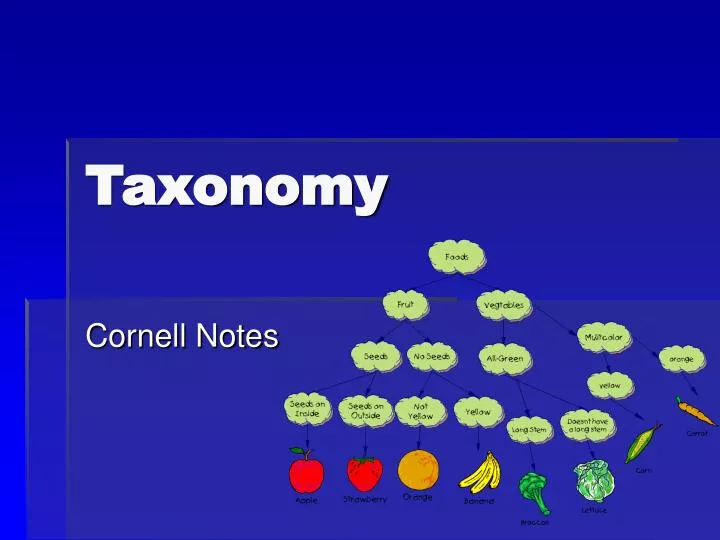 PPT - Taxonomy PowerPoint Presentation, free download - ID:4656919