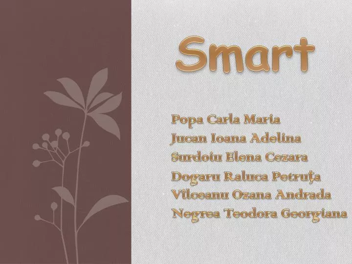 PPT - Smart PowerPoint Presentation, free download - ID:4657168