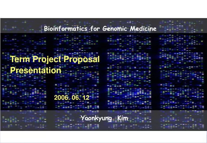 PPT - Term Project Proposal Presentation PowerPoint Presentation, free ...