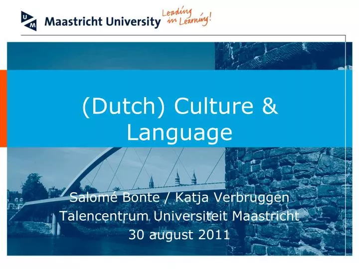 PPT - (Dutch) Culture & Language PowerPoint Presentation, free download ...
