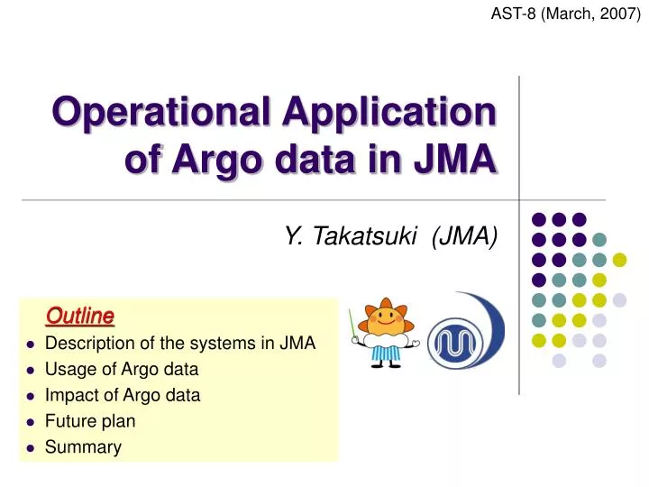 PPT - Operational Application of Argo data in JMA PowerPoint ...