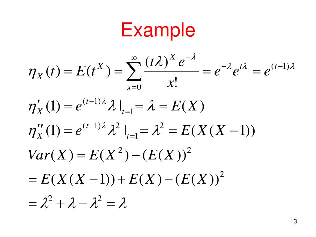 Ppt Moment Generating Function And Statistical Distributions