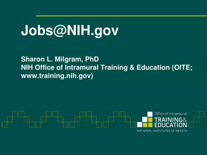 PPT - NIH Mission PowerPoint Presentation, free download - ID:4661315