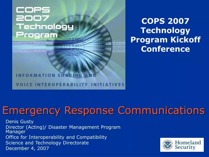 PPT - Emergency Response Communications PowerPoint Presentation, free ...