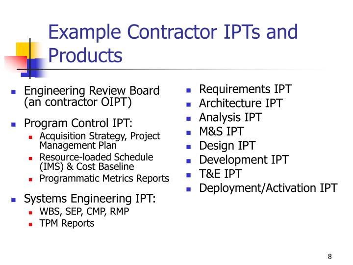 PPT - Lecture 3.9: Integrated Product Teams (SEF Ch 18) PowerPoint ...