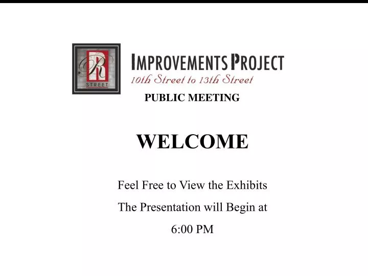 PPT - PUBLIC MEETING PowerPoint Presentation, free download - ID:4663285