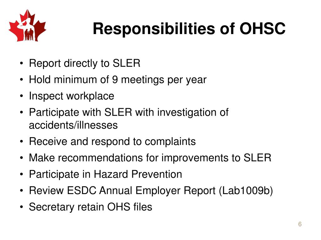PPT - NPF Occupational Health & Safety Committee (OHSC) Accountability ...