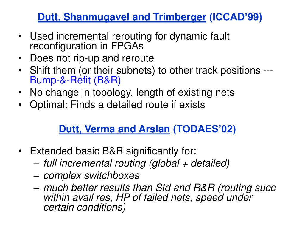 Ppt A Depth First Search Controlled Gridless Incremental Routing Algorithm For Vlsi Circuits