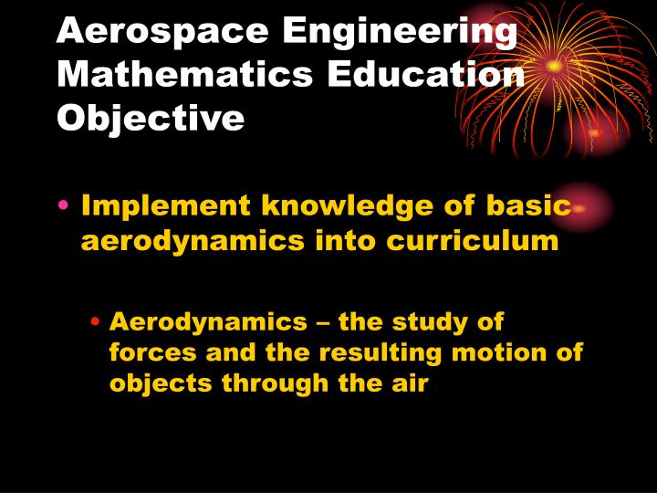 PPT - Aerospace Engineering Algebra I Applications PowerPoint ...