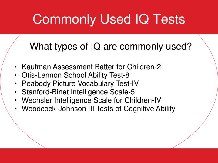 PPT - IQ Testing Web Quest Project PowerPoint Presentation - ID:4667206
