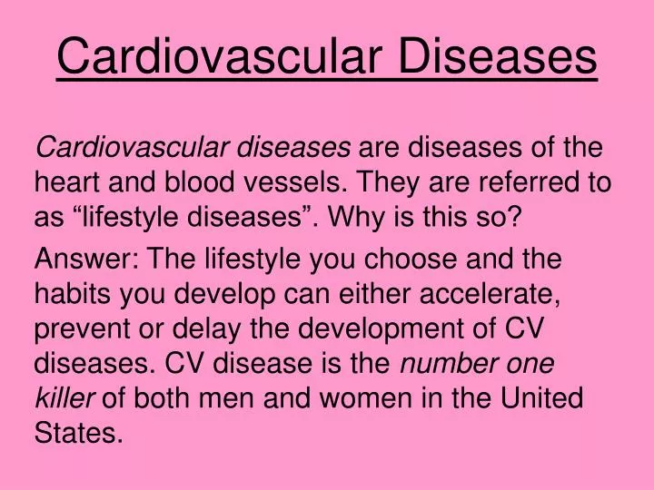 Ppt Cardiovascular Diseases Powerpoint Presentation Free Download