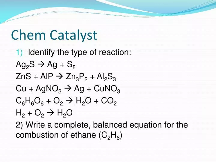 PPT - Chem Catalyst PowerPoint Presentation, free download - ID:4667823