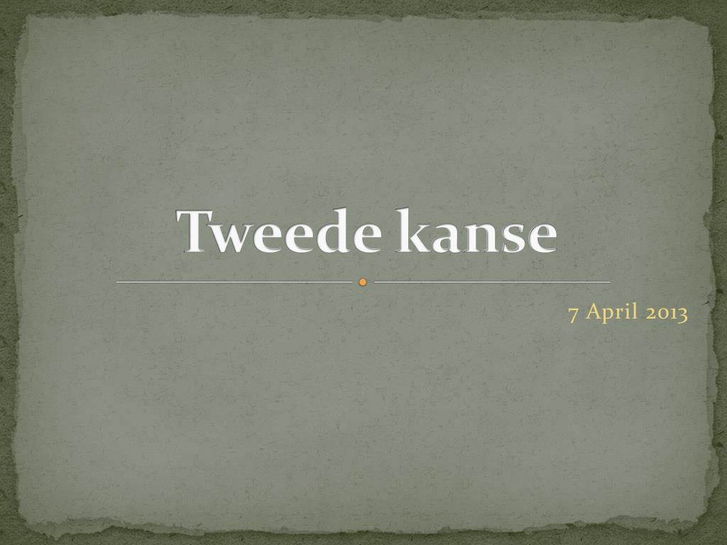 PPT - Het ek maar nie daardie skuld aangegaan nie… PowerPoint ...