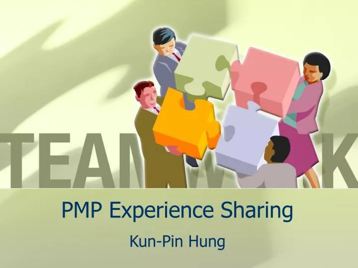 PPT - PMP Experience Sharing PowerPoint Presentation, free download ...