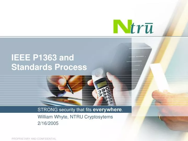 PPT - IEEE P1363 and Standards Process PowerPoint Presentation, free ...