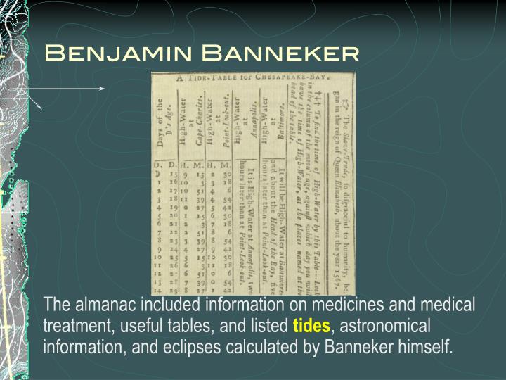 PPT - Benjamin Banneker PowerPoint Presentation - ID:4669632