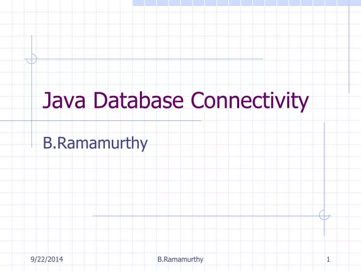Ppt Java Database Connectivity Powerpoint Presentation Free Download Id 4669889