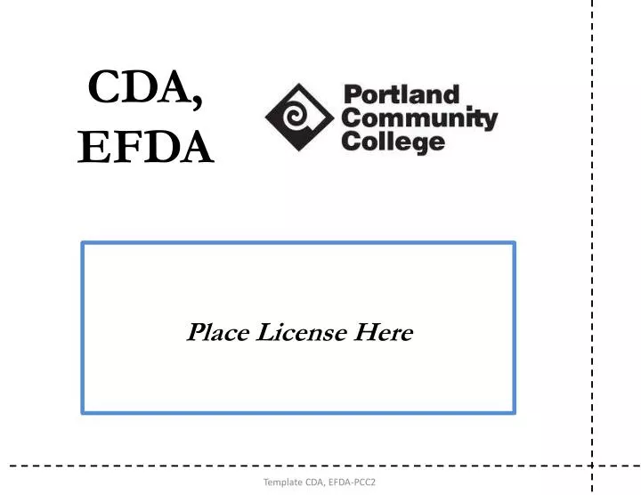 PPT - CDA, EFDA PowerPoint Presentation, free download - ID:4670810