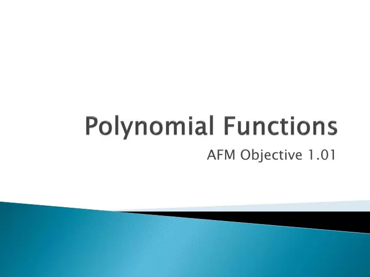 PPT - Polynomial Functions PowerPoint Presentation, free download - ID ...