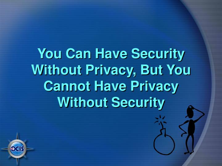 PPT - Security vs. Privacy PowerPoint Presentation - ID:4671909