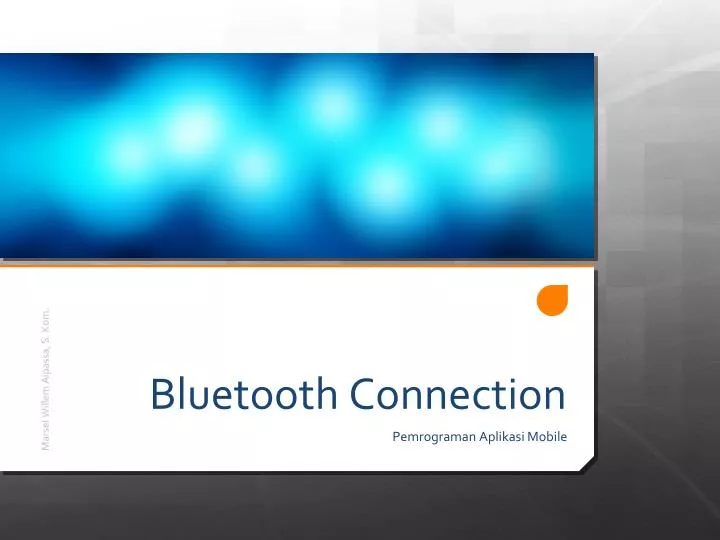 PPT - Bluetooth Connection PowerPoint Presentation, free download - ID ...