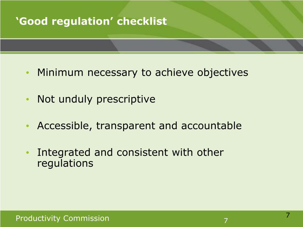 PPT - Rod Bogaards Productivity Commission Australian Government ...