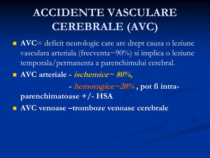 PPT - Examenul CT in AVC PowerPoint Presentation - ID:4673489