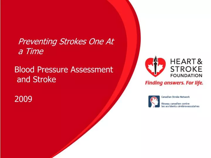 PPT - Blood Pressure Assessment and Stroke 2009 PowerPoint Presentation ...