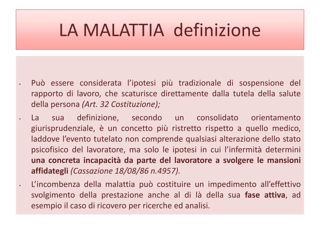 PPT - CAUSE DI SOSPENSIONE DEL RAPPORTO DI LAVORO PowerPoint ...