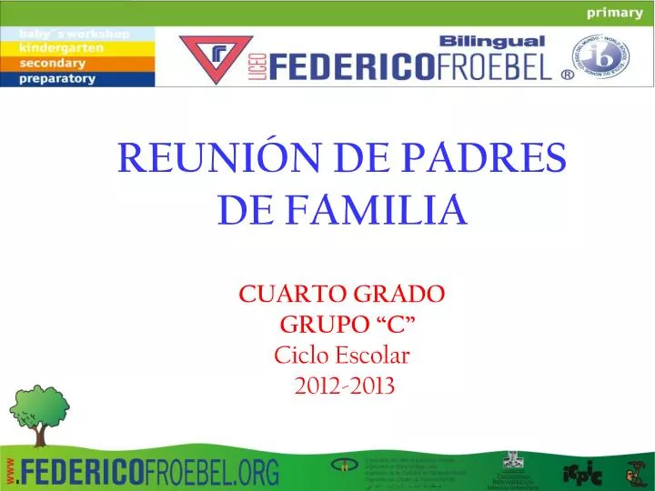 PPT - REUNIÓN DE PADRES DE FAMILIA PowerPoint Presentation, free ...