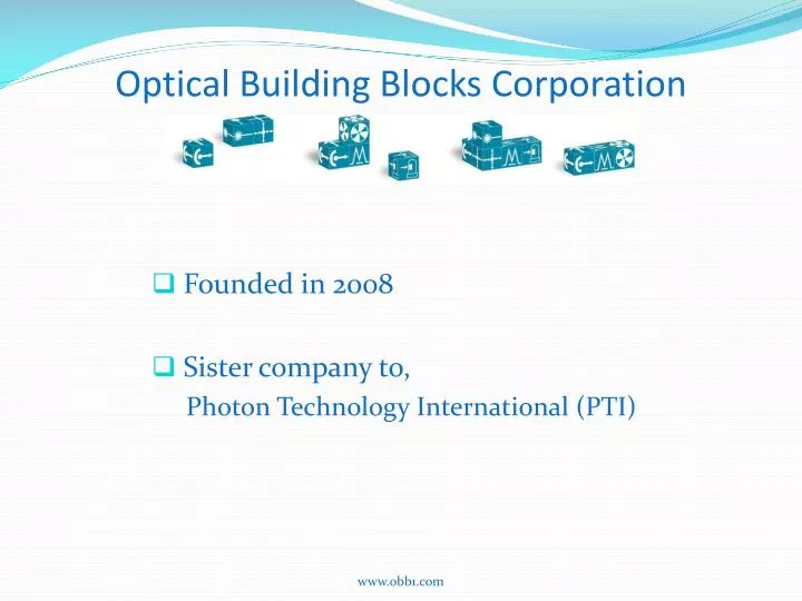 PPT - Optical Building Blocks Corporation PowerPoint Presentation, free ...