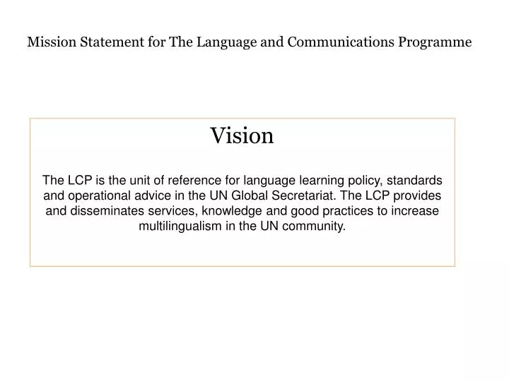 PPT - Vision PowerPoint Presentation, free download - ID:4675965