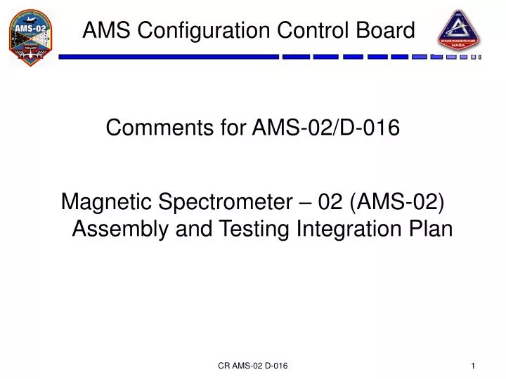 PPT - AMS Configuration Control Board PowerPoint Presentation, free ...