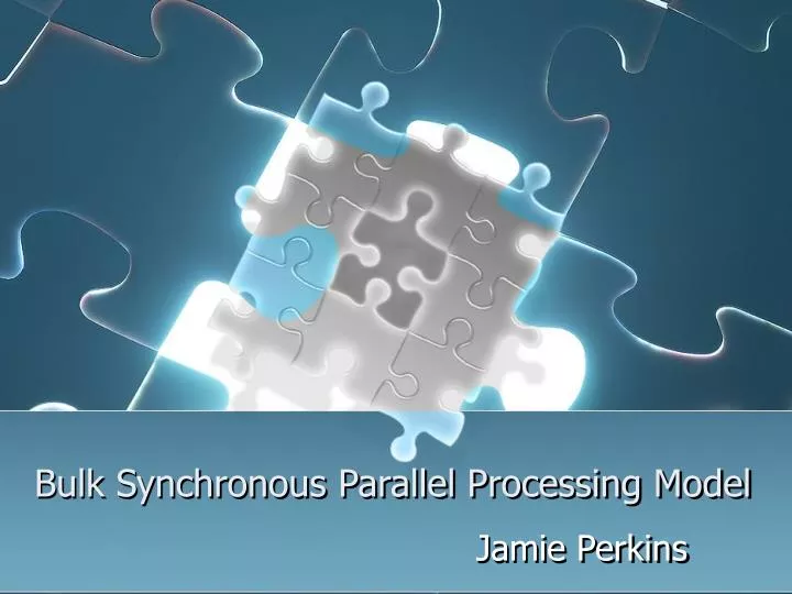 Ppt Bulk Synchronous Parallel Processing Model Powerpoint Presentation Id 4677406