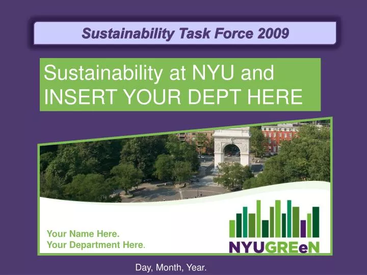 PPT - Sustainability Task Force 2009 PowerPoint Presentation, free ...