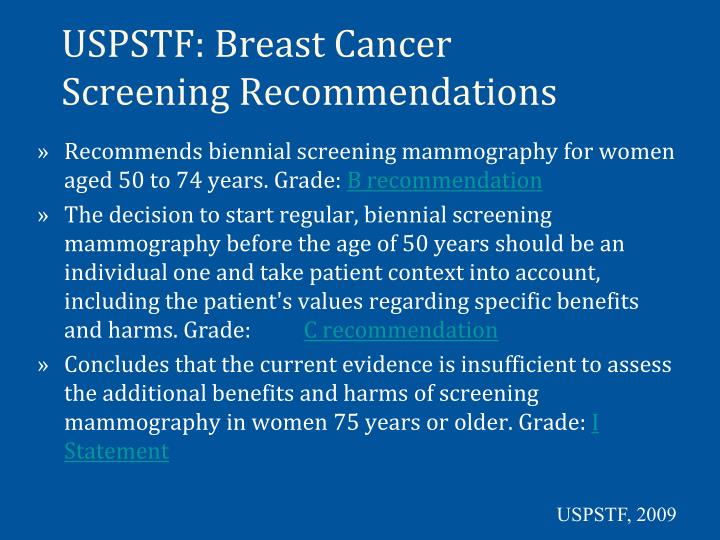PPT - Breast Cancer Screening Guidelines: Do They All Say the Same ...