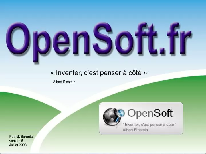 PPT - OpenSOFT PowerPoint Presentation, free download - ID:4679857