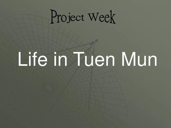 PPT - Project Week PowerPoint Presentation, free download - ID:4679999