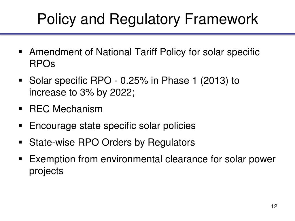 PPT - Jawaharlal Nehru National Solar Mission PowerPoint Presentation ...