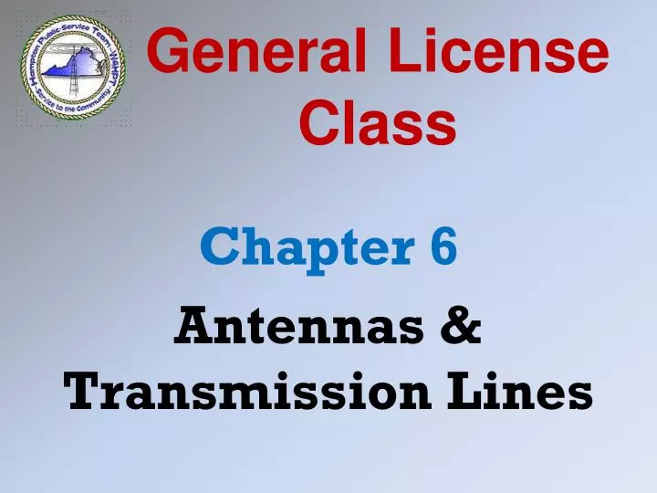 PPT - General License Class PowerPoint Presentation, free download - ID ...