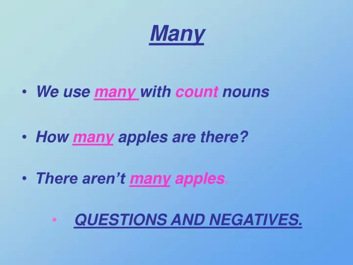 PPT - Many PowerPoint Presentation, free download - ID:4681242