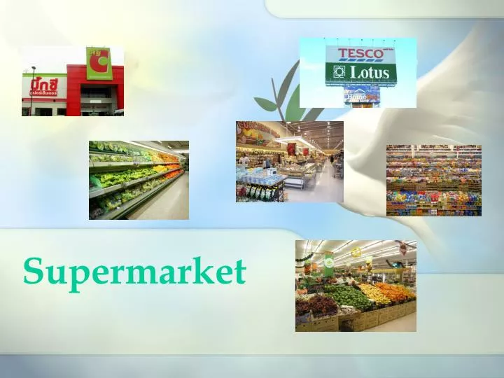 PPT - Supermarket PowerPoint Presentation, free download - ID:4681353