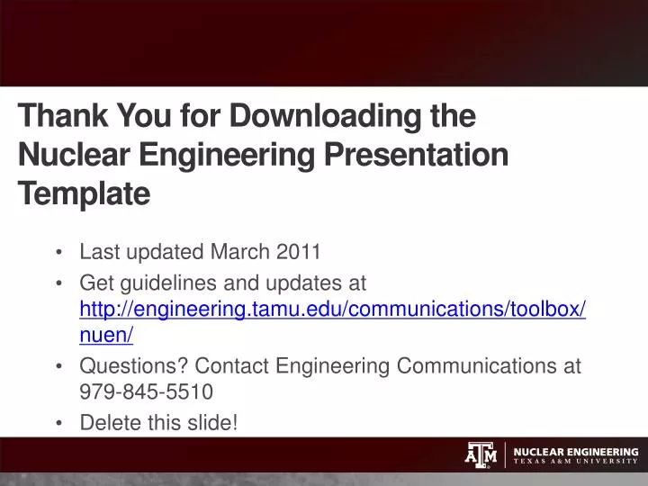 PPT - Thank You for Downloading the Nuclear Engineering Presentation ...