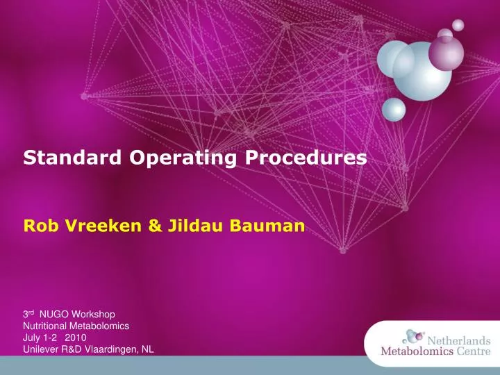 PPT - Standard Operating Procedures PowerPoint Presentation, free ...